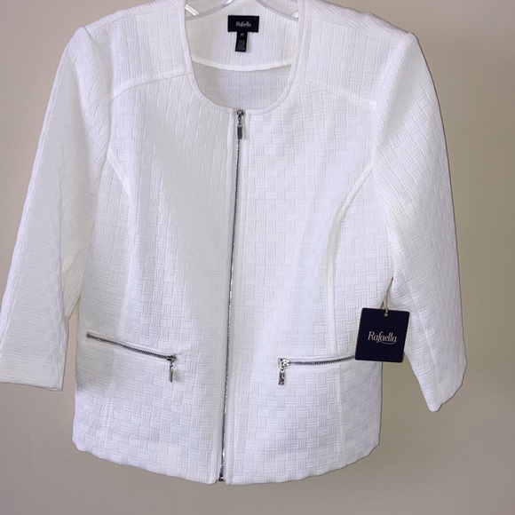 Rafaella | Jackets & Coats | Nwt 6p Rafaella Offwhite Jacket | Poshmark